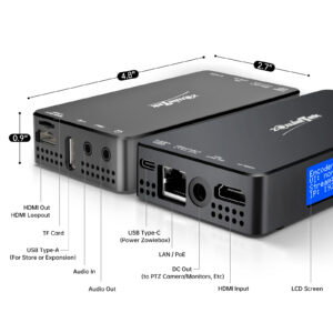 Zowietek 4K HDMI NDI Video Streaming Encoder/Decoder